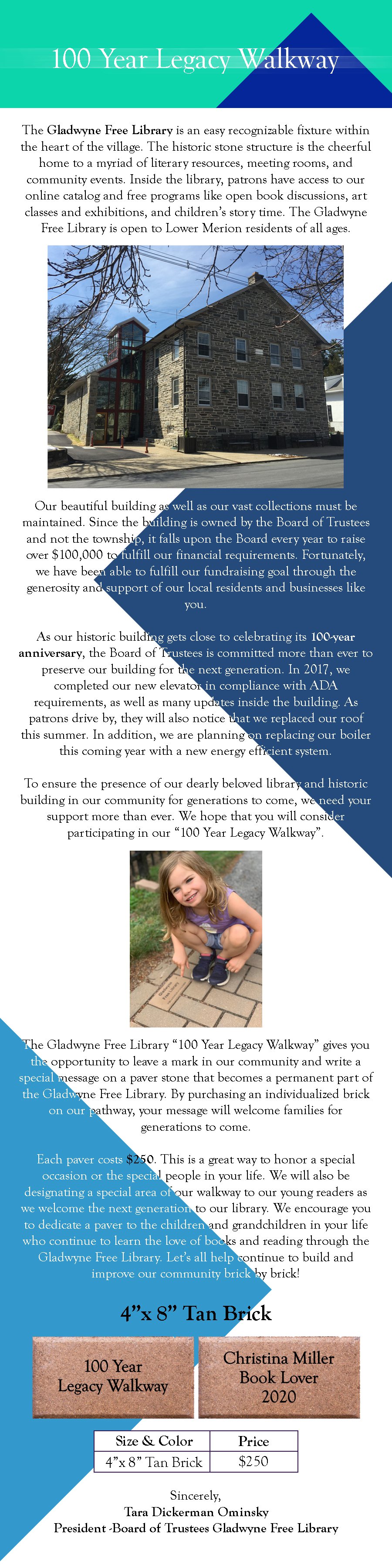 Welcome to Gladwyne Free Library Website